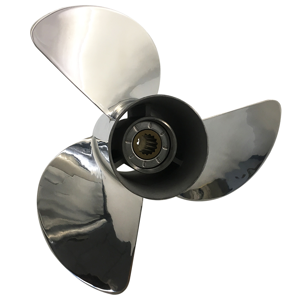 13 X 19 Stainless Steel Propeller For Honda Outboard Engine 58130 ZW1
